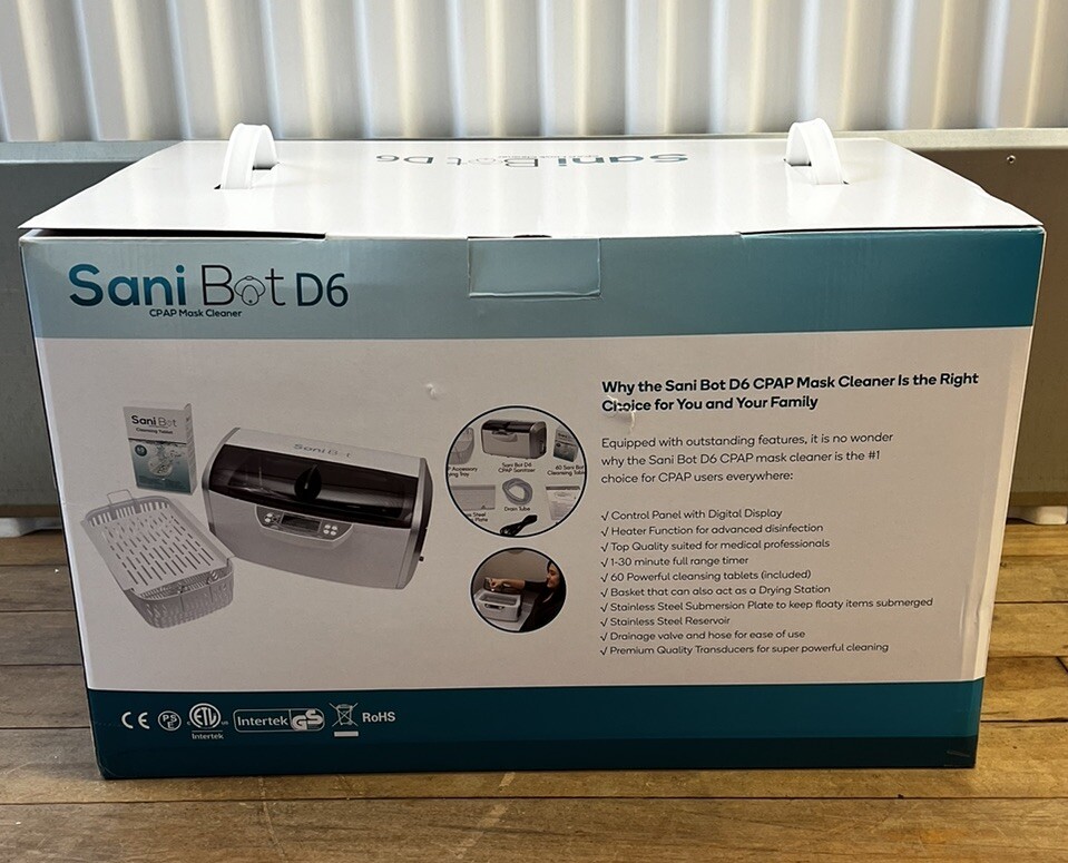 Sani Bot D6 CPAP Mask Gear Cleaner WITH CAPSULES | eBay