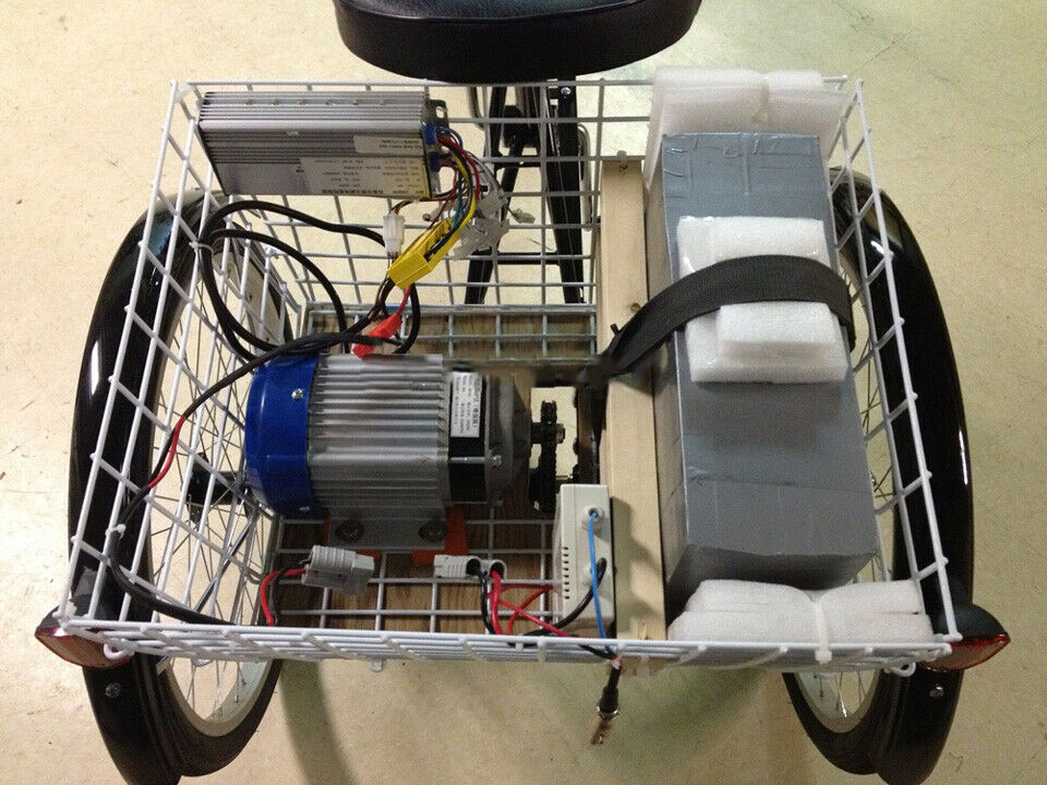 750W 48V Electric GoKart Tricycle Cart Brushless Motor Gear Reduction w ...