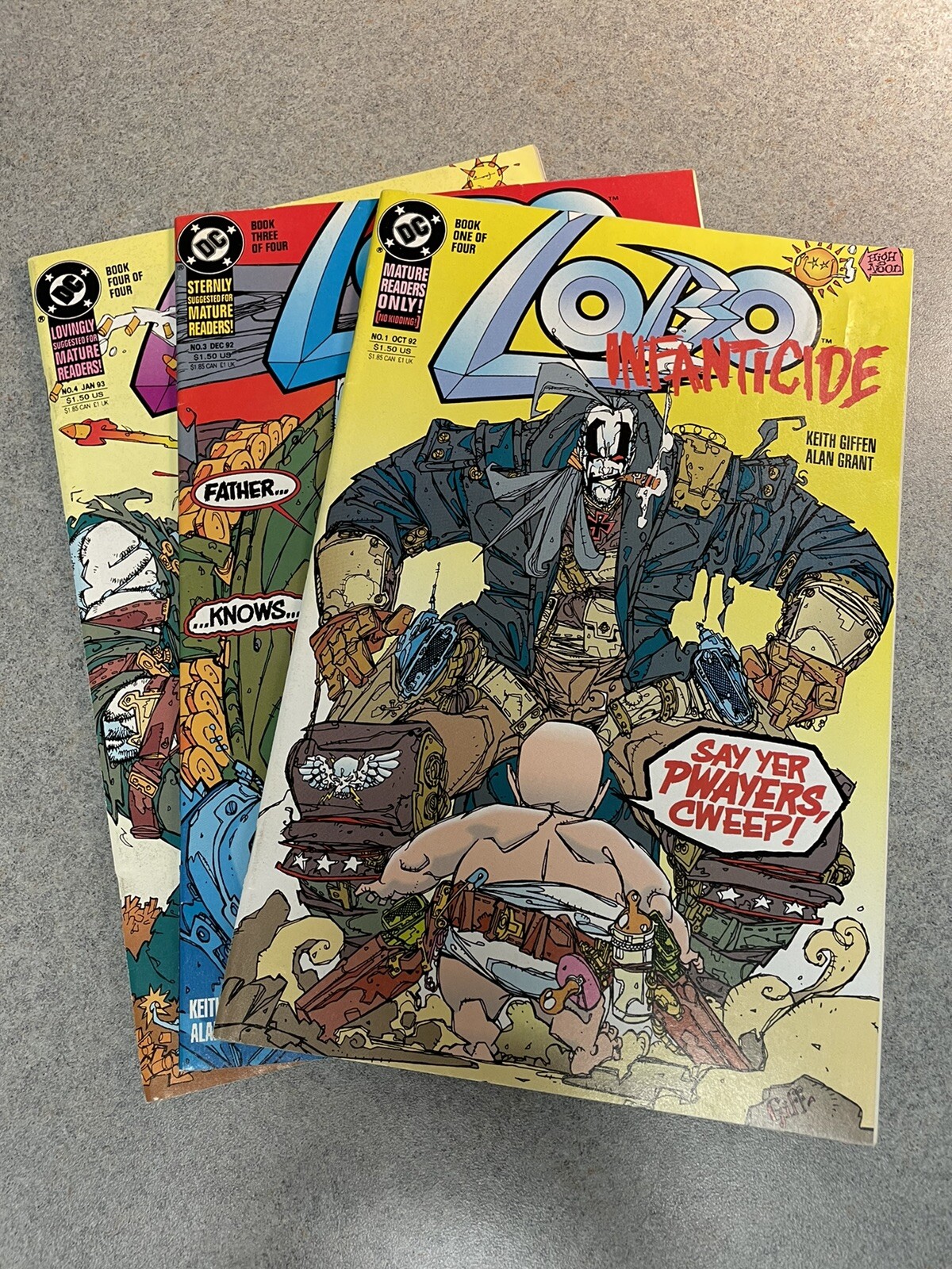 LOBO INFANTICIDE #1, 3, 4 (1992) LOT OF 3 DC COMICS | eBay