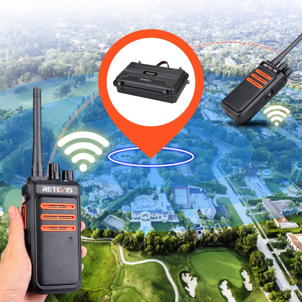 RT97 GMRS Repeater Full Duplex Communication Set 2* GMRS Handheld ...