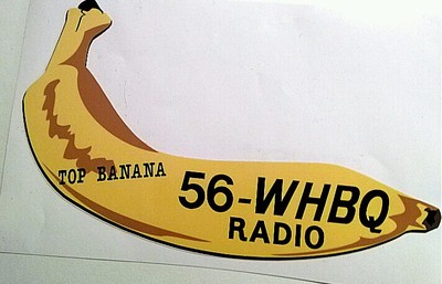 56-WHBQ Radio bumper sticker decal hot rod rat rod vintage look ...