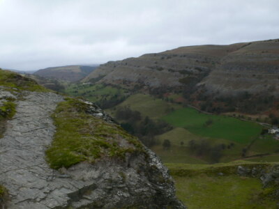 Photo 6x4 Eglwyseg Rocks from Castell Dinas Bru00c3u00a2n Llangollen ...