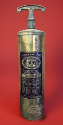 General Quick Aid Fire Guard Model 85HD Heavy Duty Extinguisher Brass ...