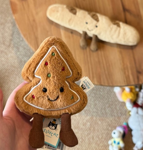 Jellycat Amuseables Christmas Tree Cookie Plush - Festive Doll with Tag ...