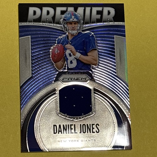 2019 Prizm Daniel Jones Silver Prizm Premier Rookie RC Jersey #PJ-DJO ...