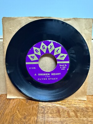 Clyde Stacy So Young / A Broken Heart 7" 45 Argyle 1959 Rockabilly Rare ...