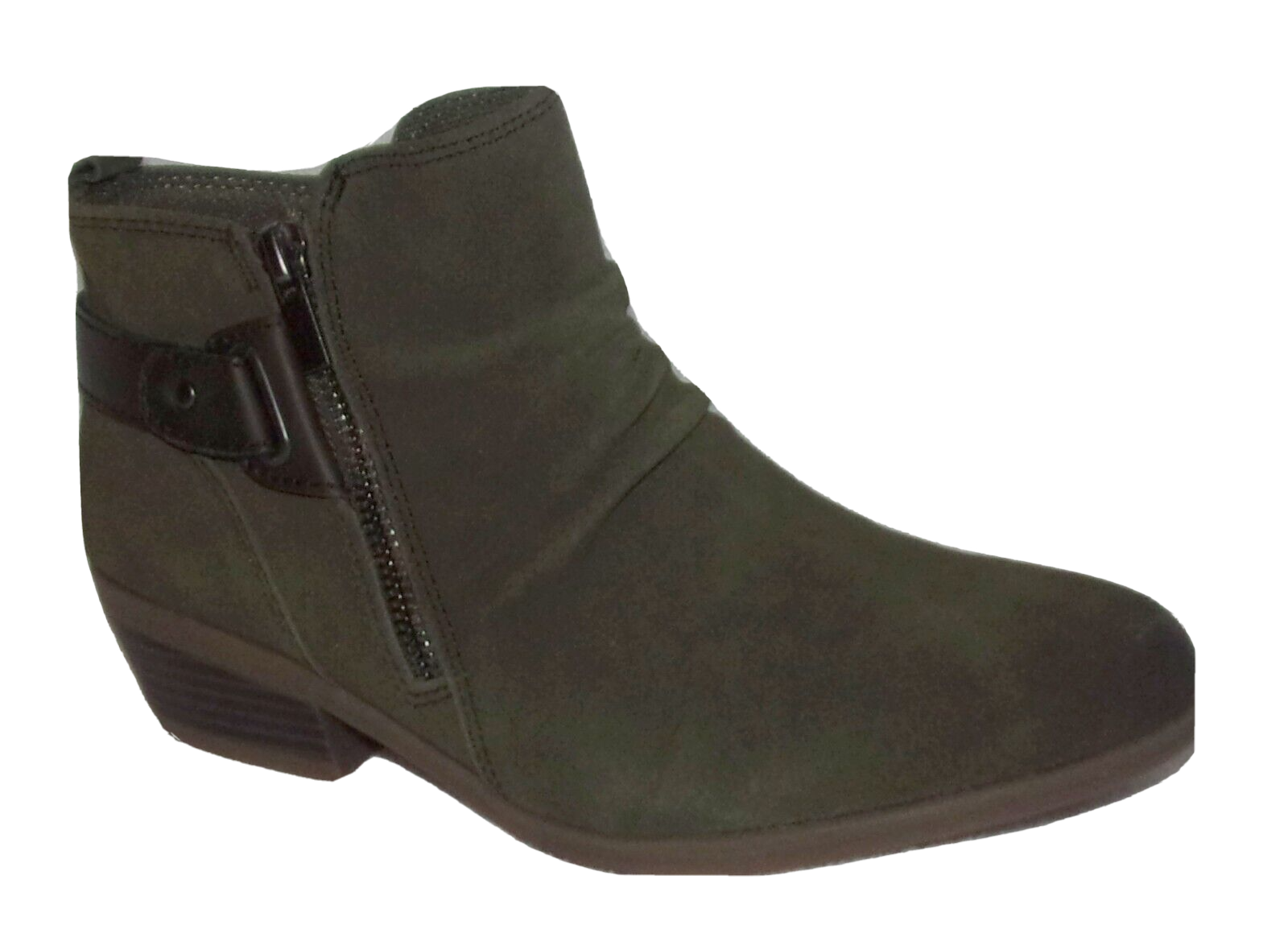 New Earth Origins Collette Callista Suede Black Brown Carob Olive Ankle ...