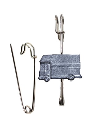 FT187 Truck 3.6x1.6cm Pewter Scarf Kilt Pin Pewter 3" 7.5 cm | eBay UK