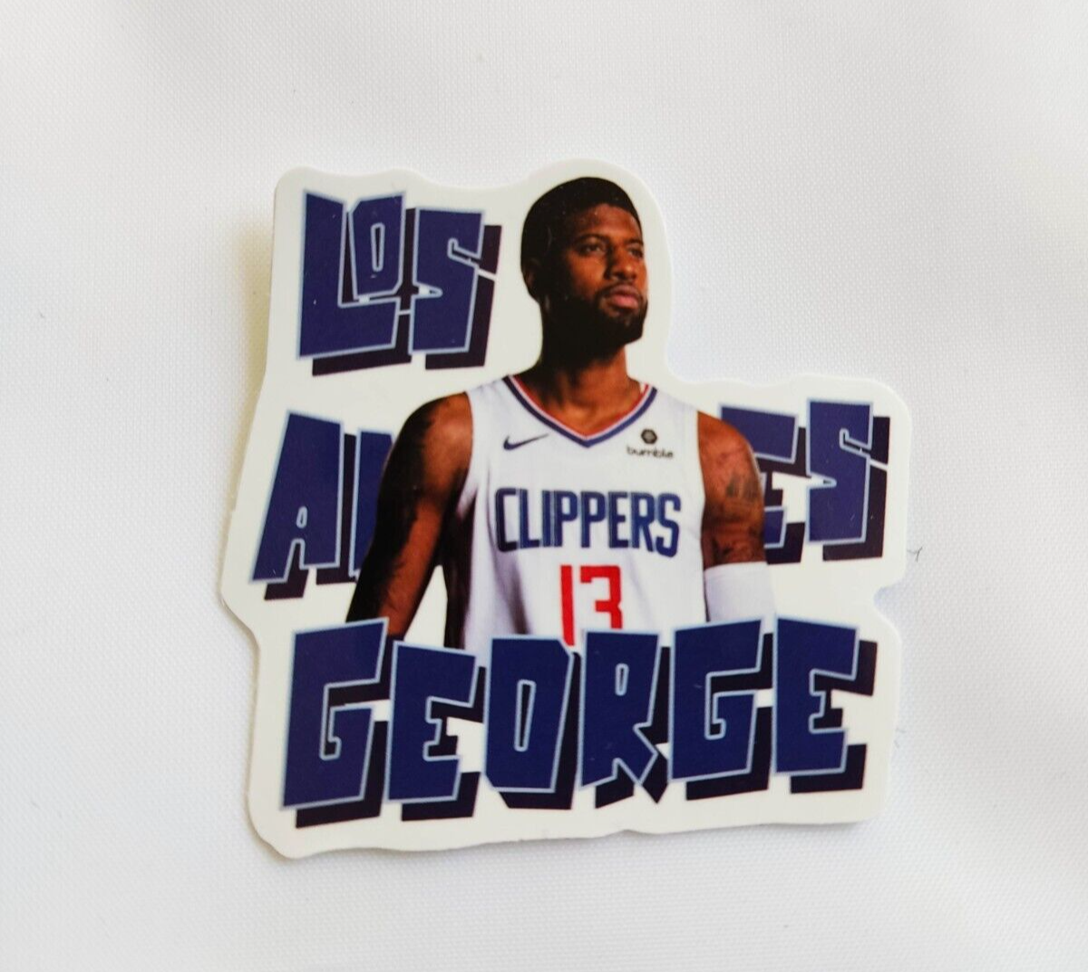 Paul George PG13 Clippers Waterproof Glossy Vinyl Logo Decal Sticker 2 ...