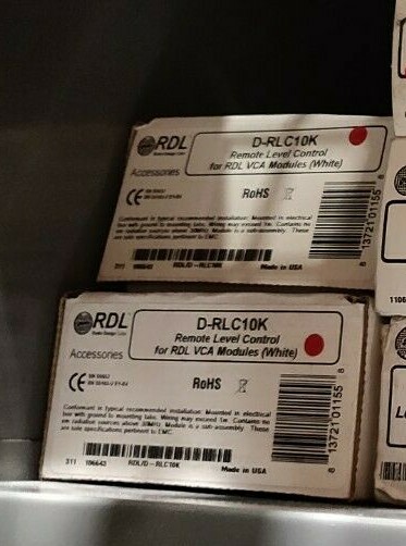 Radio Design Labs D-RLC10K Remote Level Control for RDL VCA Modules ...