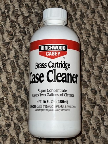 Birchwood Casey Brass Cartridge Case Cleaner Concentrate, Multi, One ...