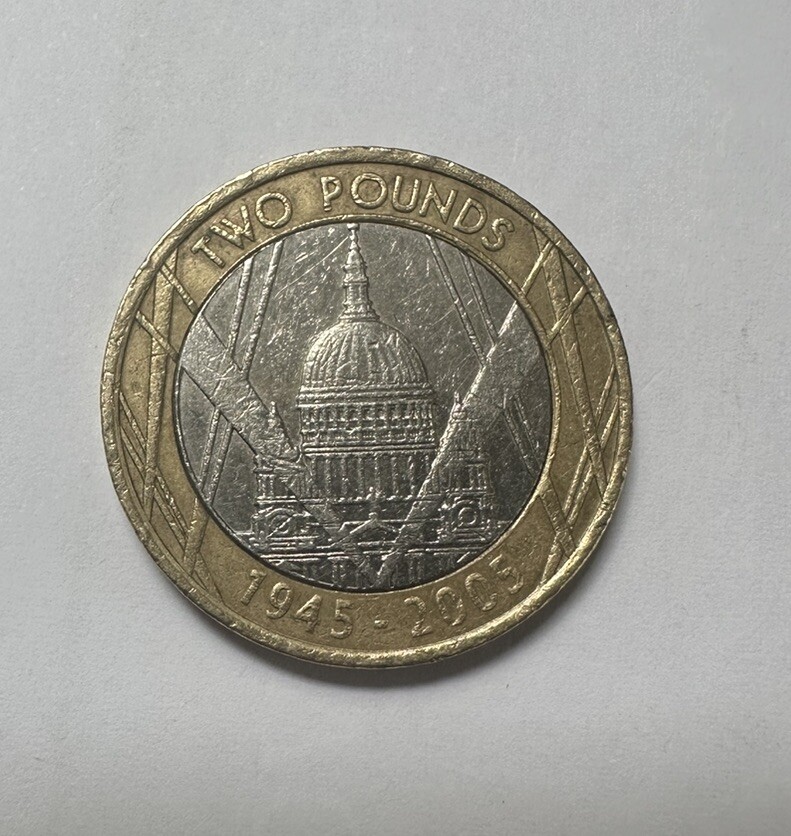 Rare £2 Pound Coin 1945 2005 St Pauls Cathedral | eBay UK
