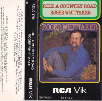 ROGER WHITTAKER Ride A Country Road - Cassette - Tape SirH70 | eBay