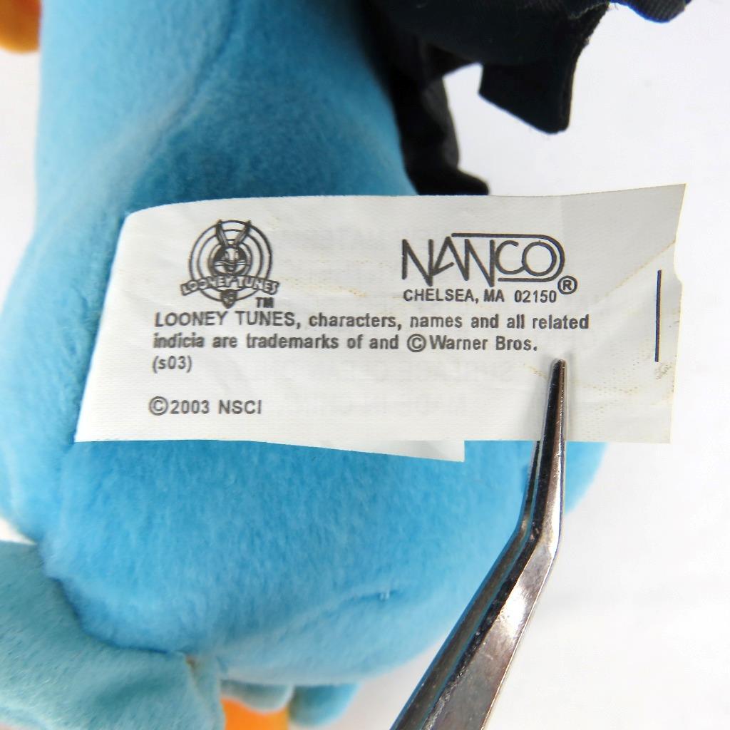 Looney Tunes 2003 NANCO Blue Daffy Duck With Wings Plush Stuffed Animal ...