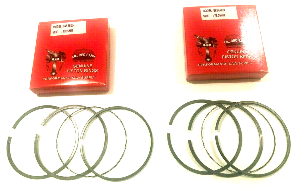 OVER HAUL KIT FITS BRIGGS V TWIN, OVER HEAD VALVE ENGINES, RINGS 694004 ...