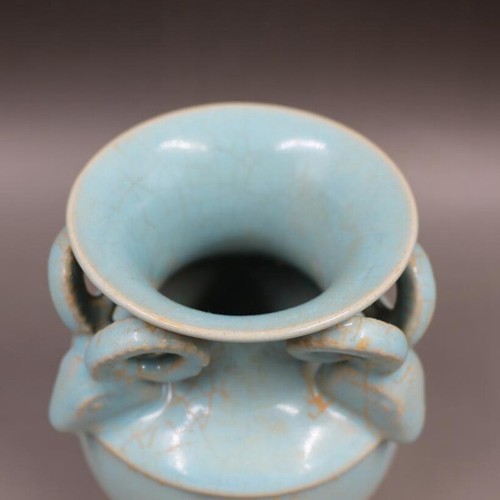 Old Chinese porcelain Song Ru Kiln Celadon Glaze handmade Sanyang ...