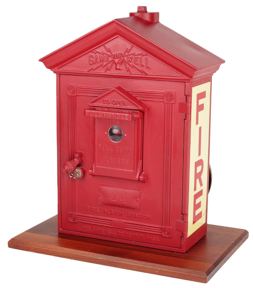 Vintage Gamewell Fire Alarm Box Fire Alarm Systems 1919 A