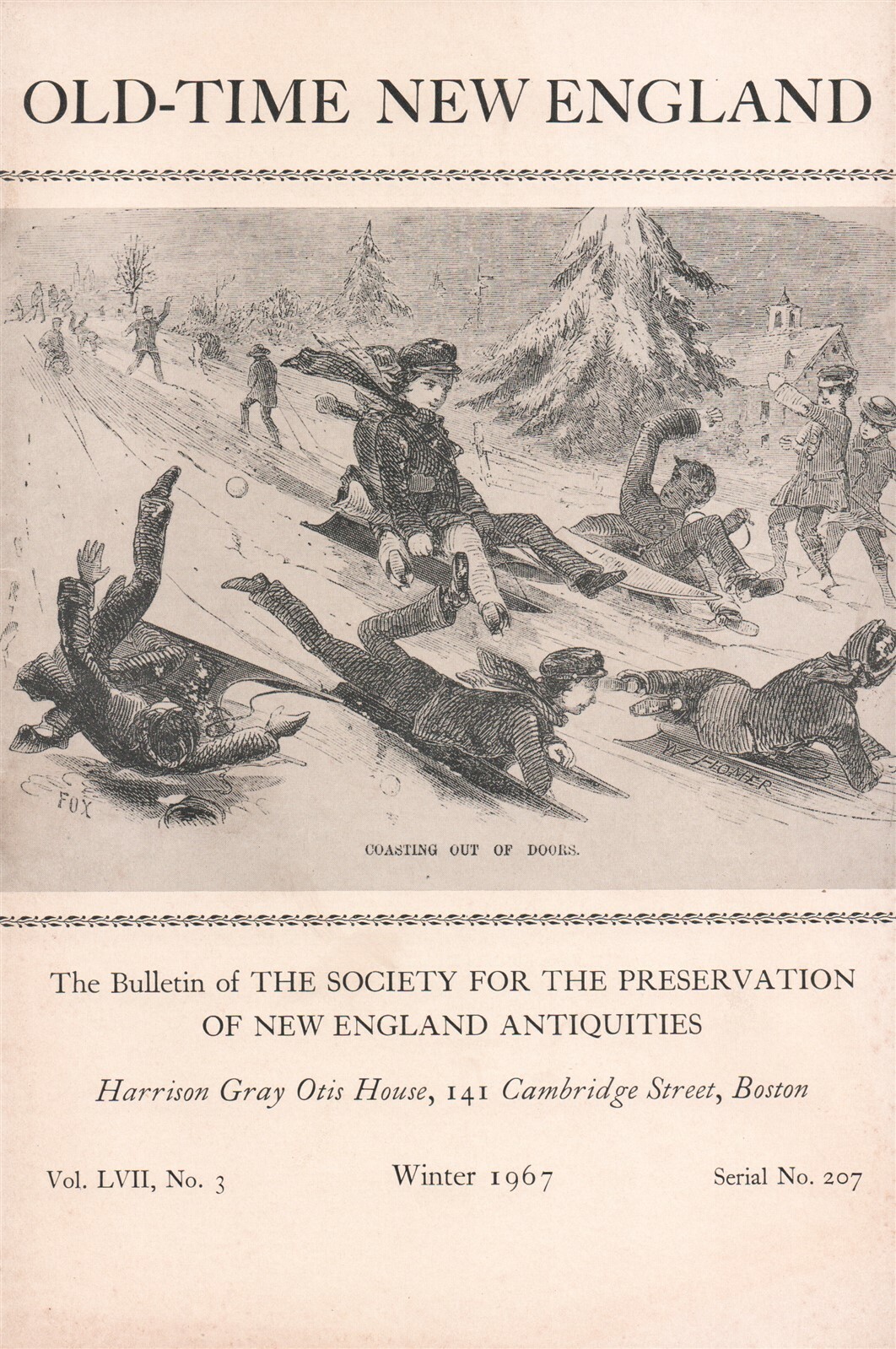 Old-Time New England Magazine 1967 Winter Peter Banner Architect ...