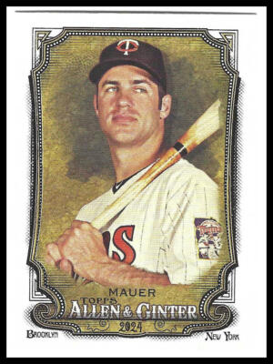 Joe Mauer 2024 Topps Allen & Ginter #190 Minnesota Twins | eBay