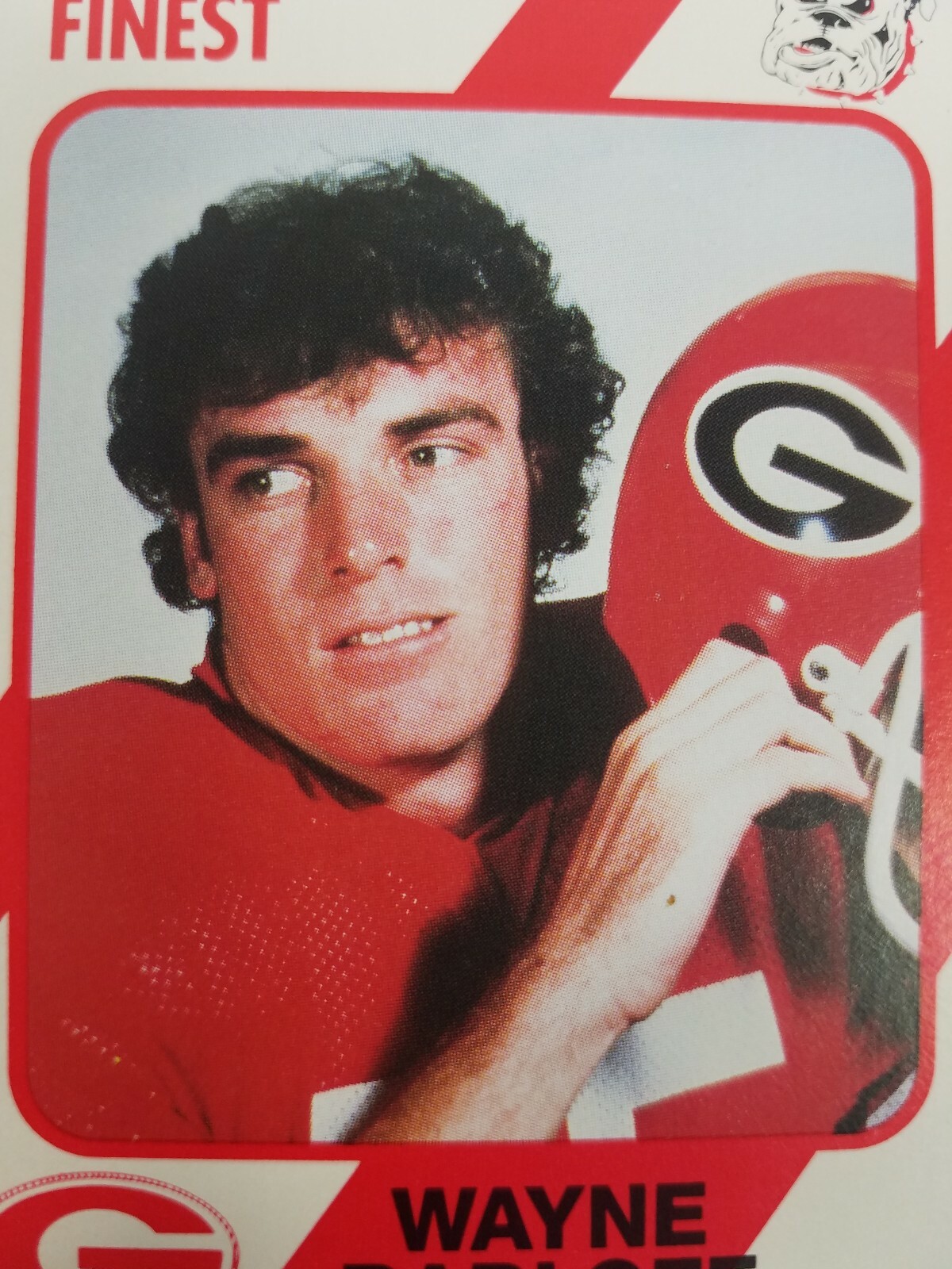 Wayne Radloff 1989 Collegiate Collection card UGA Georgia Bulldogs ...
