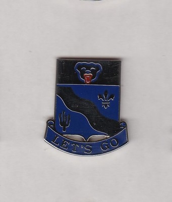 US Army 153rd INFANTRY REGIMENT crest DUI badge c/b clutchback P-23 | eBay