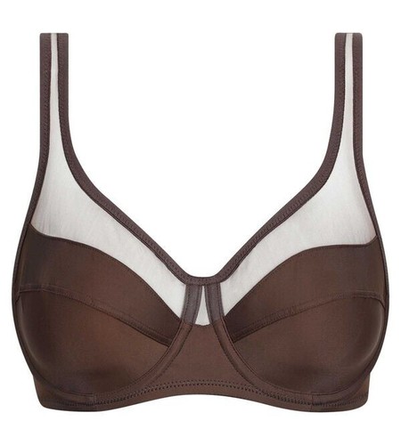 SOUTIEN-GORGE DIM GENEROUS EMBOITANT A ARMATURES MARRON BRUT 95D NEUF ...