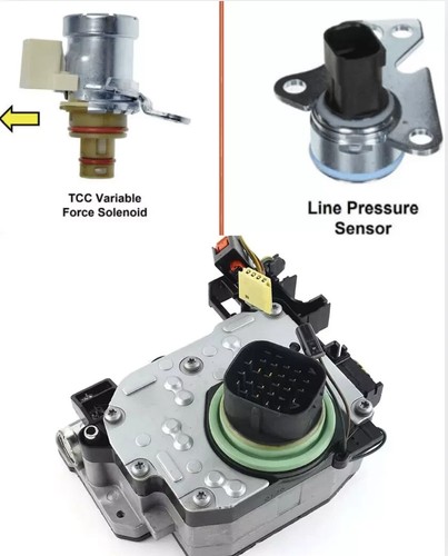 Mopar 62TE 3 PC KIT Shift Solenoid w/ TCC & LPS Sensors 05078709AB 2006 ...