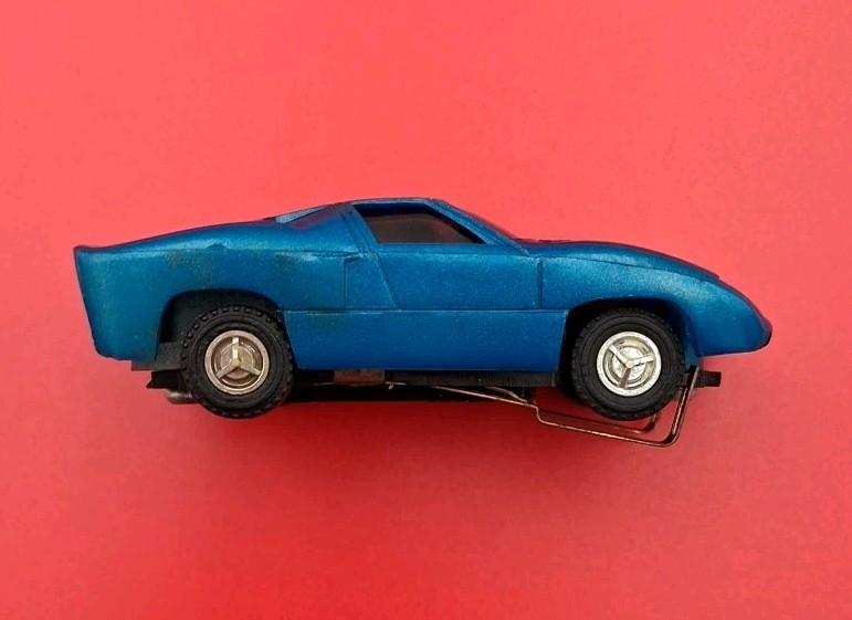Rare Eldon Blue Ford GT 40 Slot Car 1/87th HO Scale | eBay