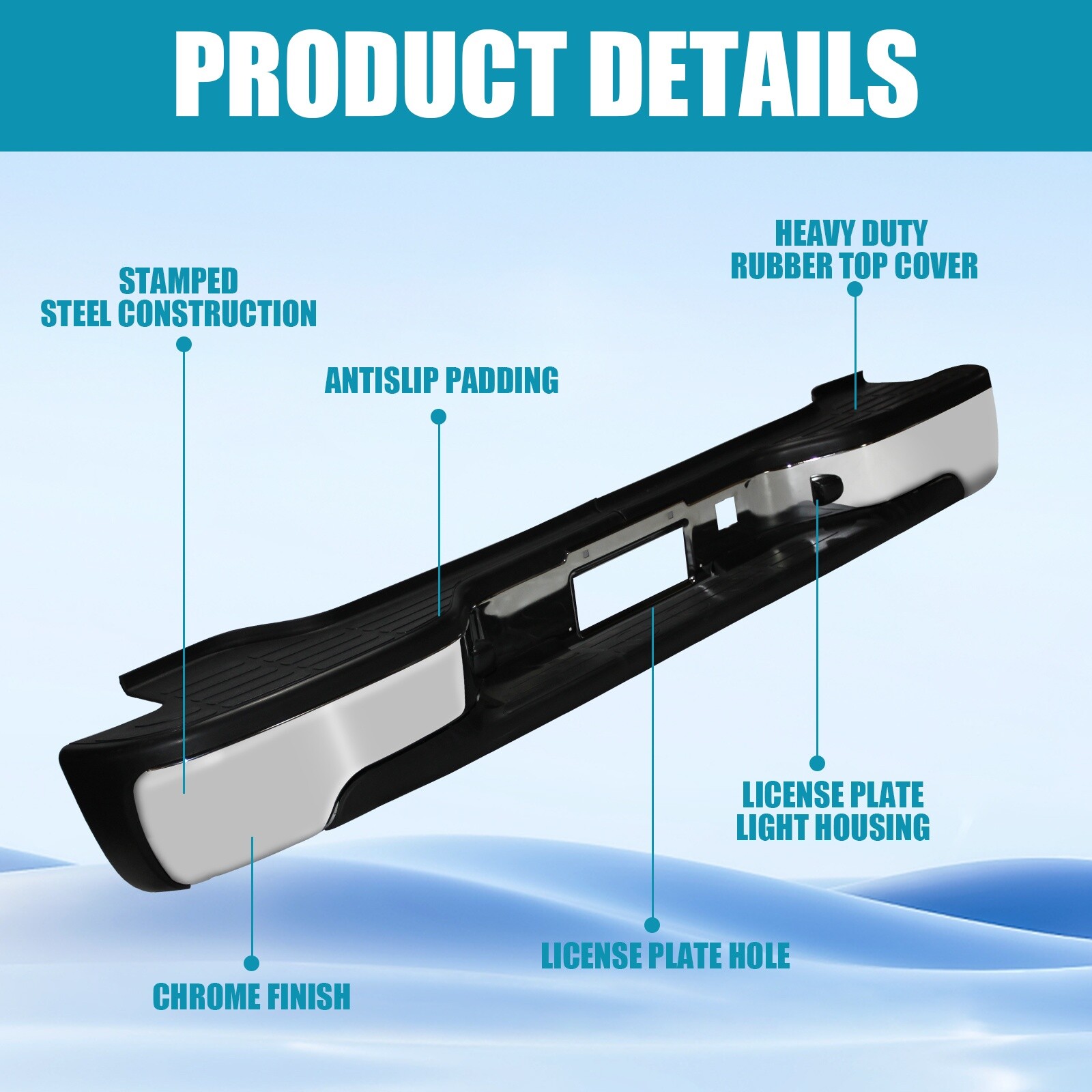 FOR 00-06 CHEVY SUBURBAN 1500 2500 TAHOE GMC YUKON XL STEEL REAR STEP ...