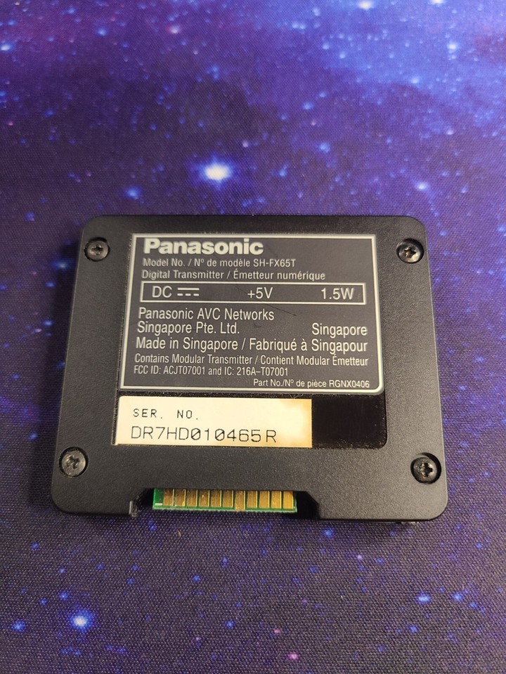 Genuine Panasonic SH-FX65T Digital Transmitter for SA-PT760 Panasonic ...