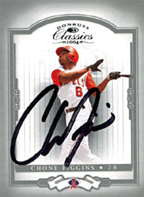 Chone Figgins Autographed / Signed 2004 Donruss No.88 Anaheim Angels ...