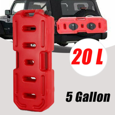 5 Gallon 20L Fuel Pack Gas Can Spare Fuel Container Off Road fits Jeep ...