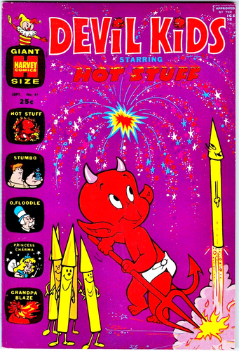 Hot Stuff Devil Kids #041 High-Grade Harvey File Copy Giant Comic! 1969 ...
