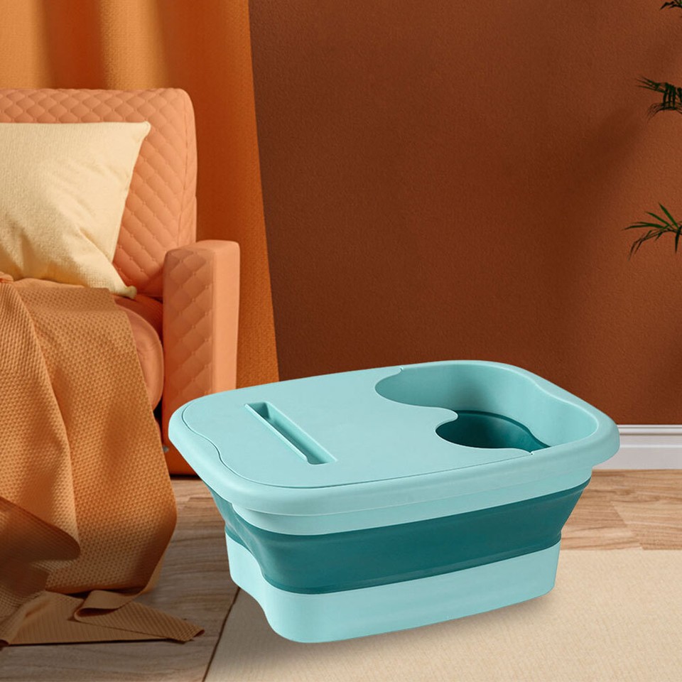 HOT Portable Folding Basin Foot Spa Bucket Foldable Foot Bath Tray for ...