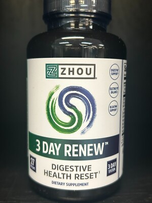 Zhou 3 Day Renew --Digestive support, electrolyte balance and bloating gut reset | eBay