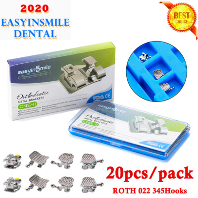 Dental Orthodontic Brackets ROTH 022'' 345 Mini Braces Metal Brackets ...