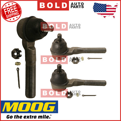 MOOG Set of 3 Outer Tie Rod Ends Kit for Grand Cherokee Wagoneer ...