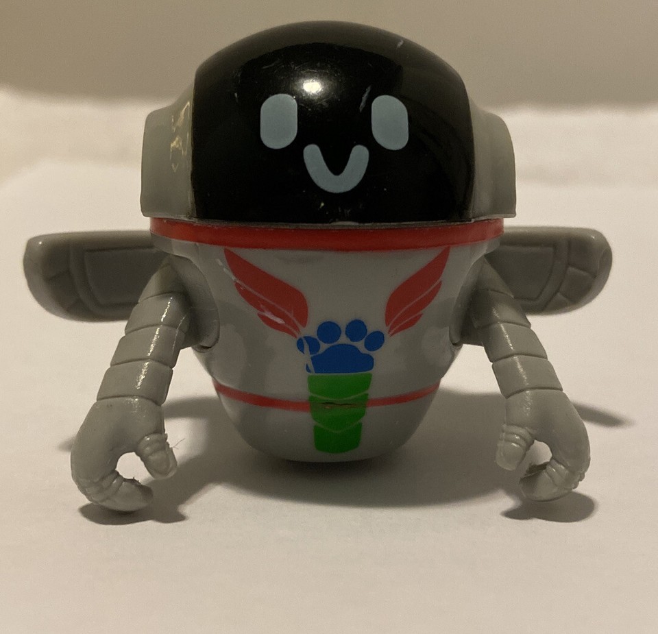 PJ Masks PJ Robot Mini Bot Rolling Wheel on Bottom 1.5" Figure Gray by ...