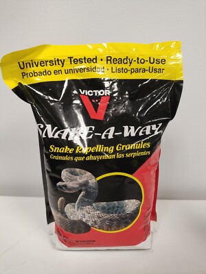 Victor Snake-A-Way Outdoor Snake Repelling Granules 4LB Snake Away | eBay