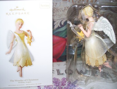2010 HALLMARK KEEPSAKE HOLIDAY ANGELS THE WONDER OF CHRISTMAS ORNAMENT ...