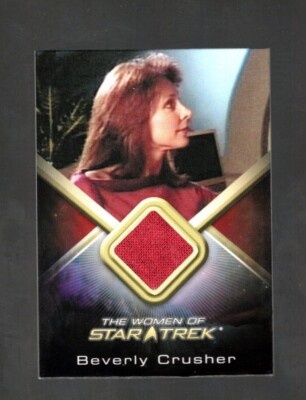 2010 THE WOMEN OF STAR TREK BEVERLY CRUSHER WCC4 COSTUME RELIC GATES ...