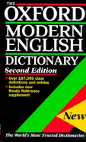 The Oxford Modern English Dictionary by Della Thompson: Used ...