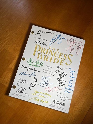 The Princess Bride Script Signed- Autograph Reprints- 154 Pages- As You ...