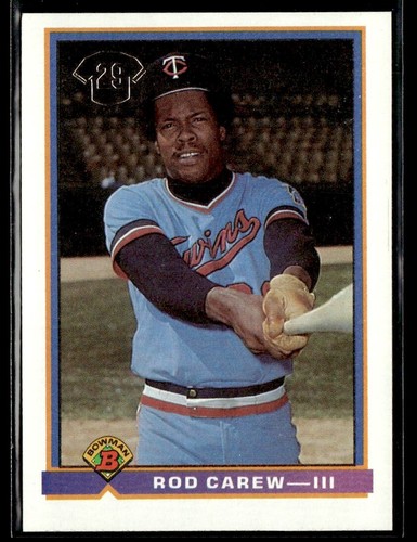 1991 Bowman #3 Rod Carew III Minnesota Twins | eBay