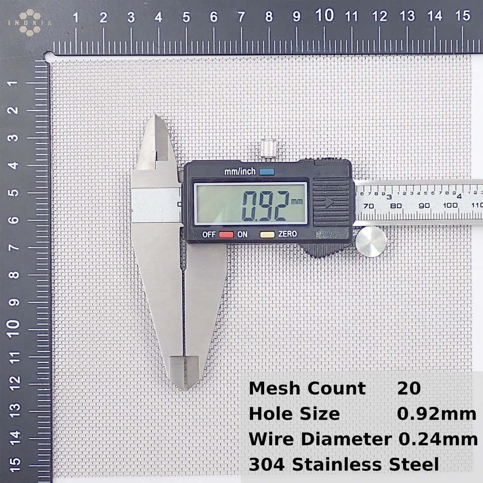 STAINLESS STEEL WOVEN WIRE MESH (filter grading sheet) | eBay
