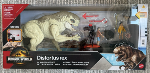 Jurassic World Rebirth Distortus Rex Island Escape Set - NEW SEALED IN ...