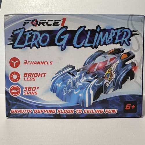 Force1 Zero G Climber Remote Control Car Blue 360° Spins Bright LEDs ...
