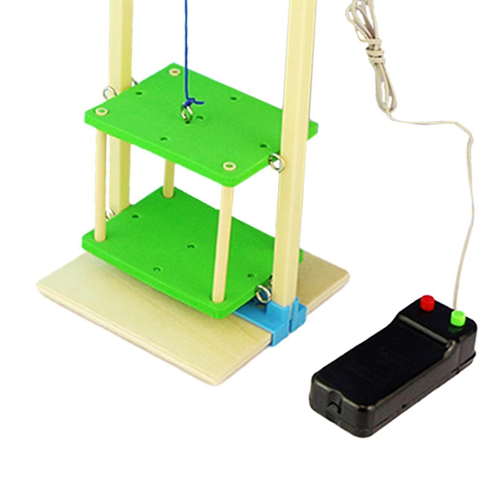 Remote Control Elevator Toy Educational Assembly Toy Model Teaching ...