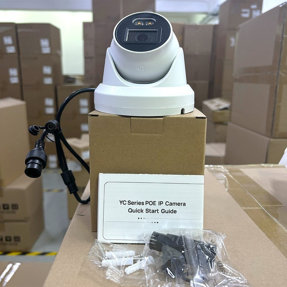 NEW VIKYLIN Full Color Turret POE 8MP 4K IP Camera Onvif Security ...