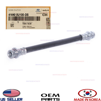 Genuine Manual Transmission Clutch Oil Pipe Hose OEM⭐ Hyundai Kia 41640 ...